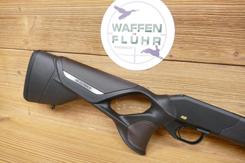 Blaser R8 Ultimate Leder cocoa Schaft & System LINKS Neuheit Waffen Flühr Ansbach - eGun