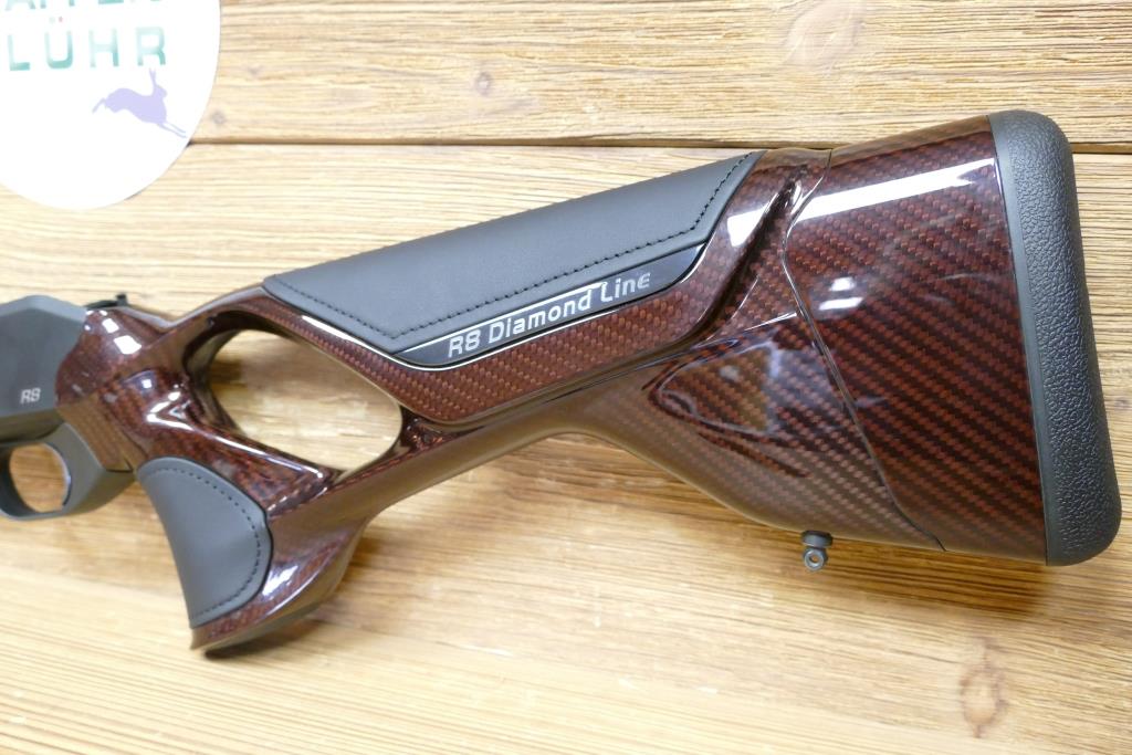 Blaser Custom Carbon R8 Schaft High Glossy dunkelrot Diamond Line NEU WAFFEN FLÜHR ANSBACH - eGun