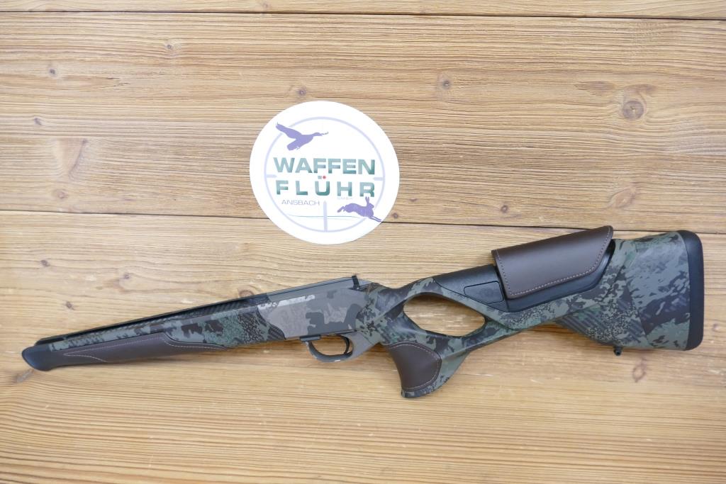 Blaser Custom R8 Carbon Huntec Leder cocoa Schaft mit System NEU WAFFEN FLÜHR ANSBACH - eGun