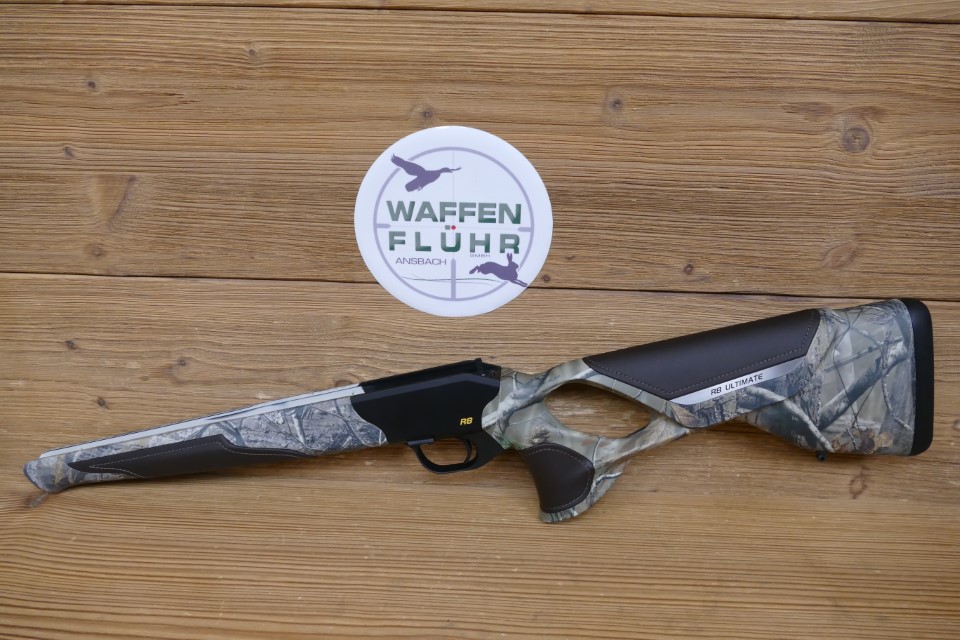 Blaser R8 Ultimate Camo Schaft Leder cocoa Custom Shop Sonderedition WAFFEN FLÜHR ANSBACH - eGun