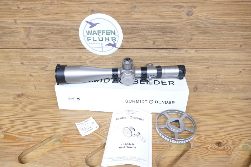Schmidt u. Bender Field Target FT II Sport 12,5-50x56 FT 3 silber ...
