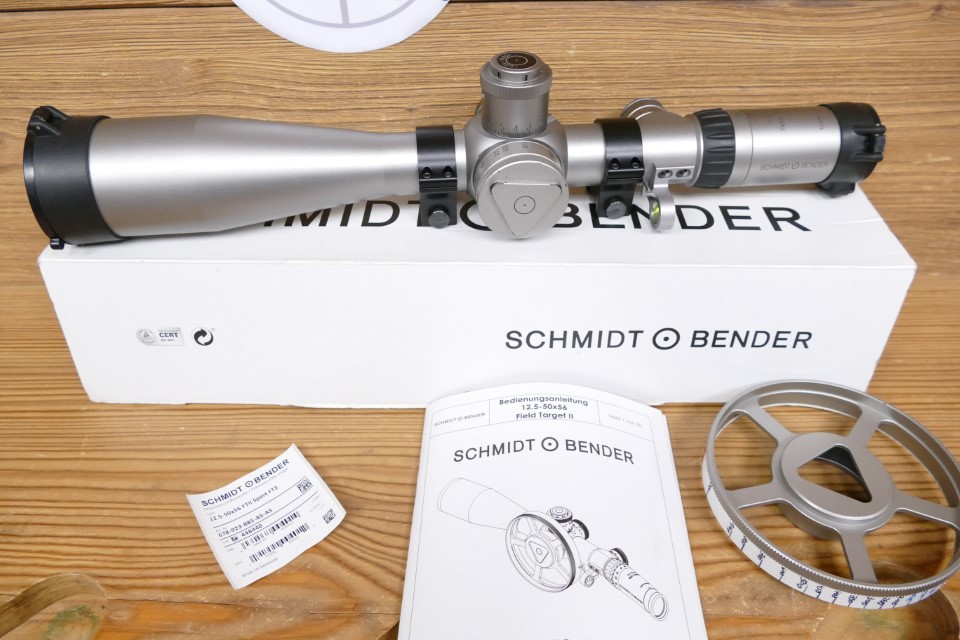 Schmidt u. Bender Field Target FT II Sport 12,5-50x56 FT 3 silber ...